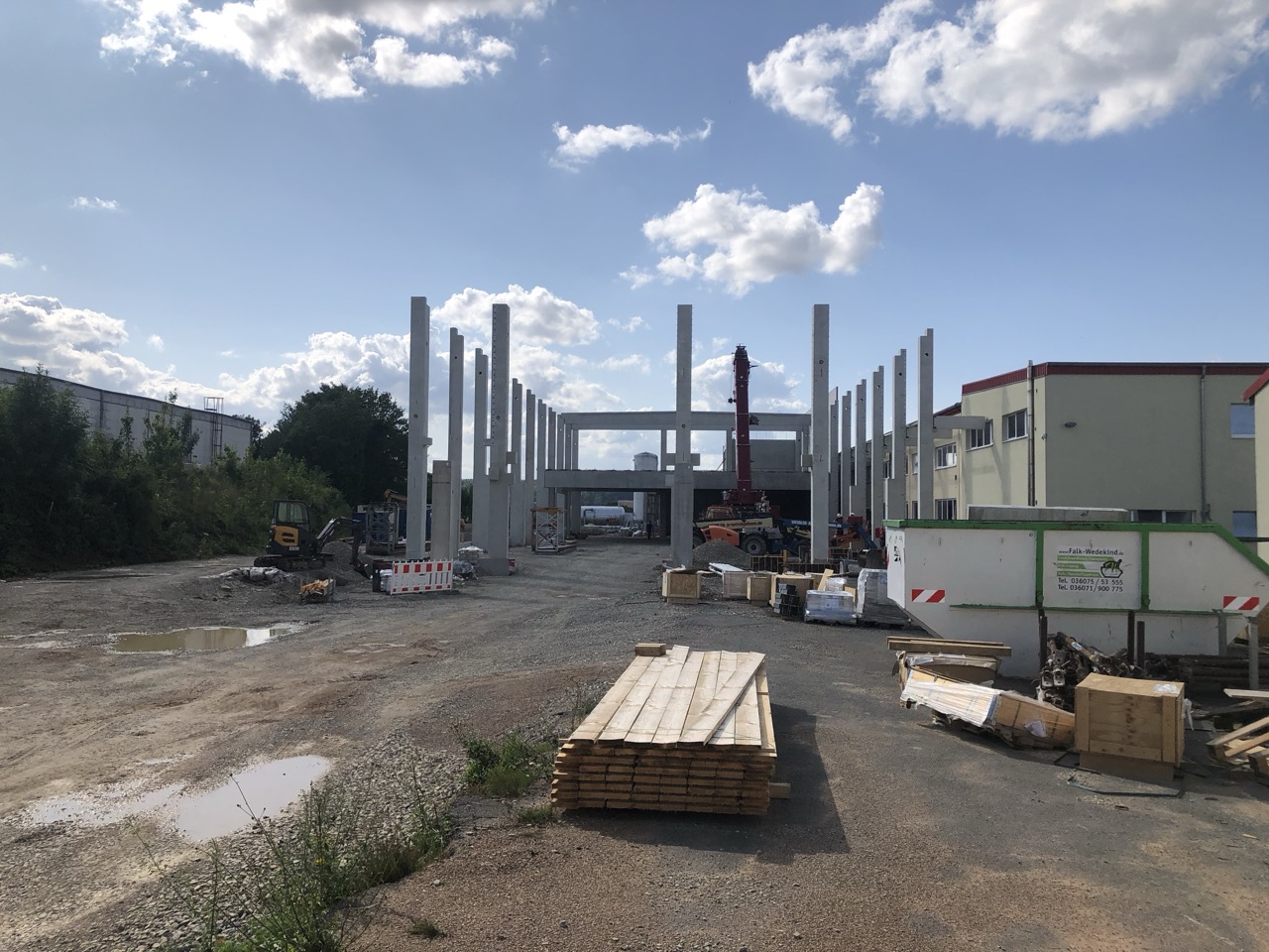 🔨 Baufortschritt bei TECTRON WORBIS – TECTRON WORBIS